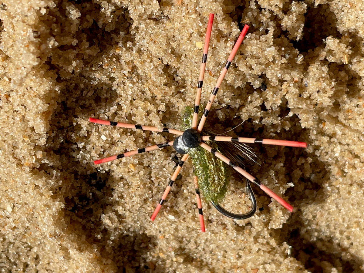 Saltwater Bauer Flats Olive Crab – The Fly Shop Australia