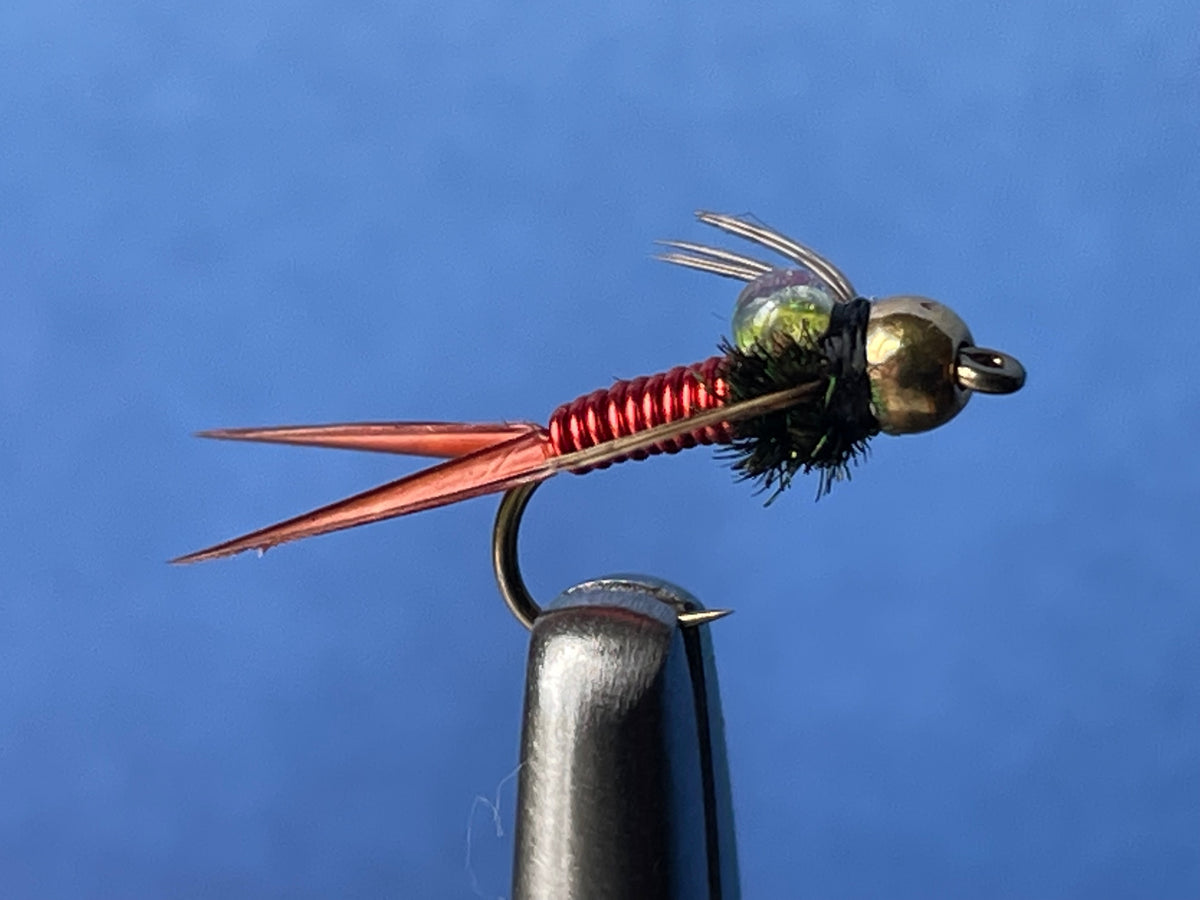 Gold Tungsten Copper John Red – The Fly Shop Australia